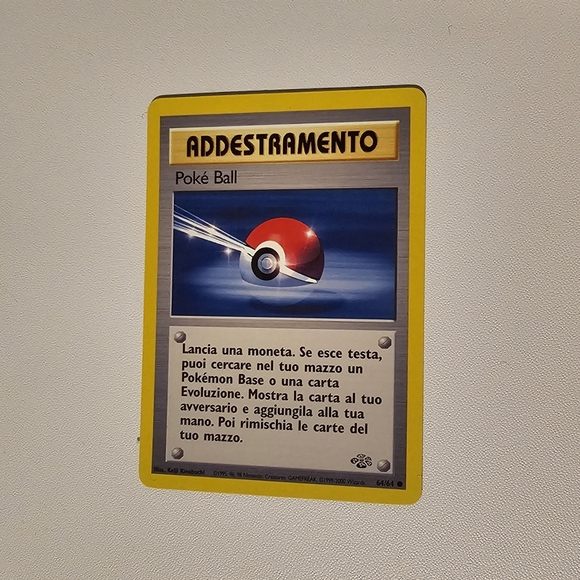 Toys | Pokemon Poke Ball 64 Italian Addestramento Jungle Trainer Card ...
